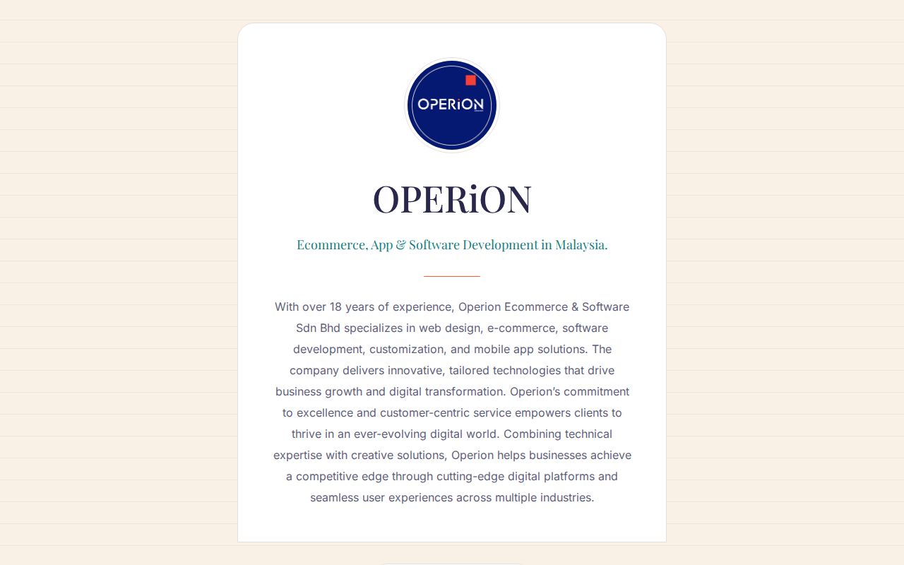 Malaysia Website & Mobile App Development Agency